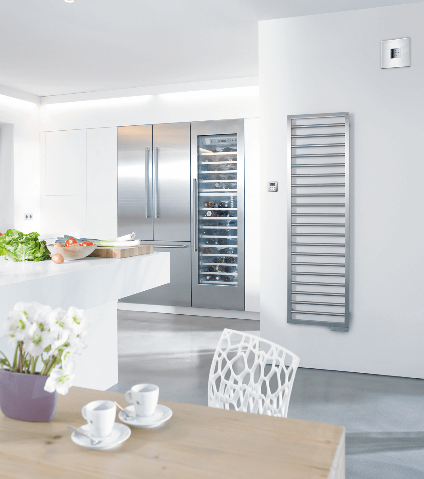 Zehnder Subway Hydronic Towel Rail Radiator | Oblica